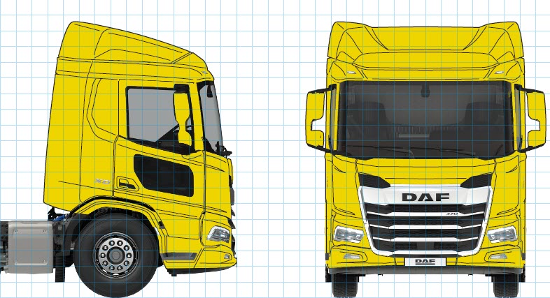 3D Models & Grids - DAF BBI