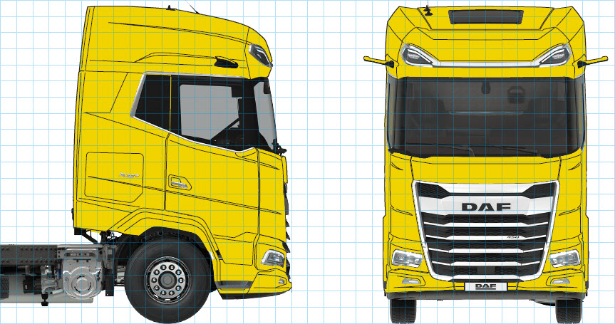 3D Models & Grids - DAF BBI